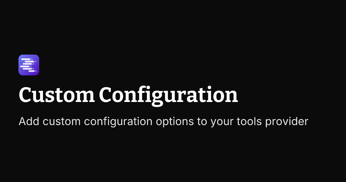 Custom Configuration | LM Studio Docs