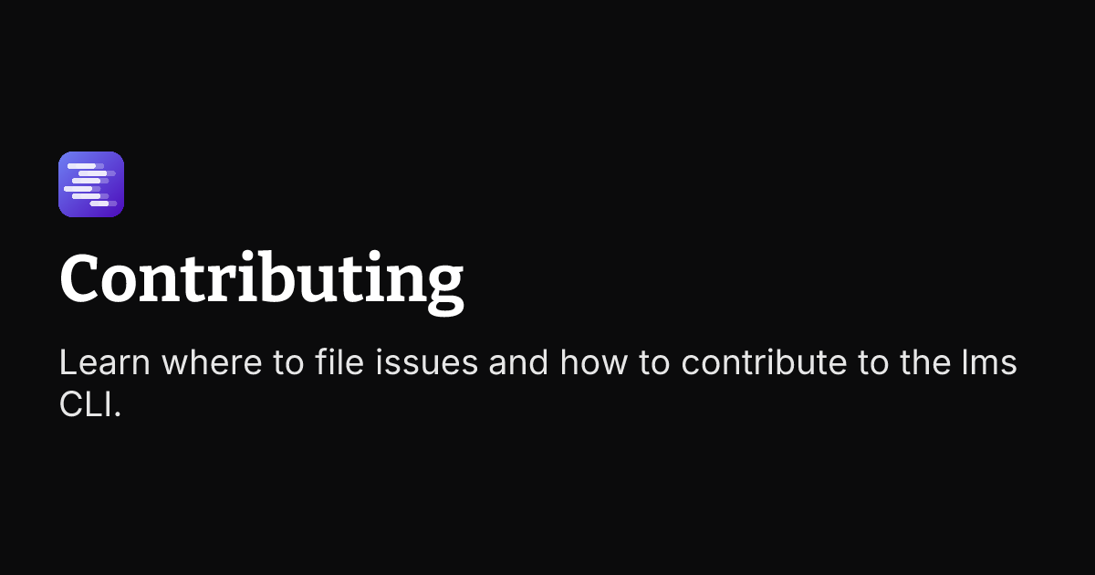 Contributing | LM Studio Docs